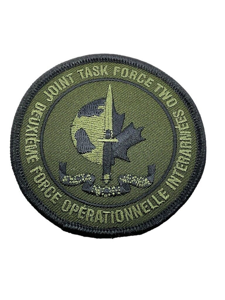 Canadian Forces JTF2 Joint Task Force Two OD Green Patch Insignia - Military Antiques Toronto