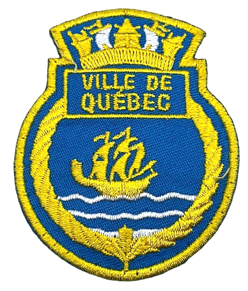 Royal Canadian Navy HMCS Ville De Quebec Ships Crest Patch 2 - Military ...