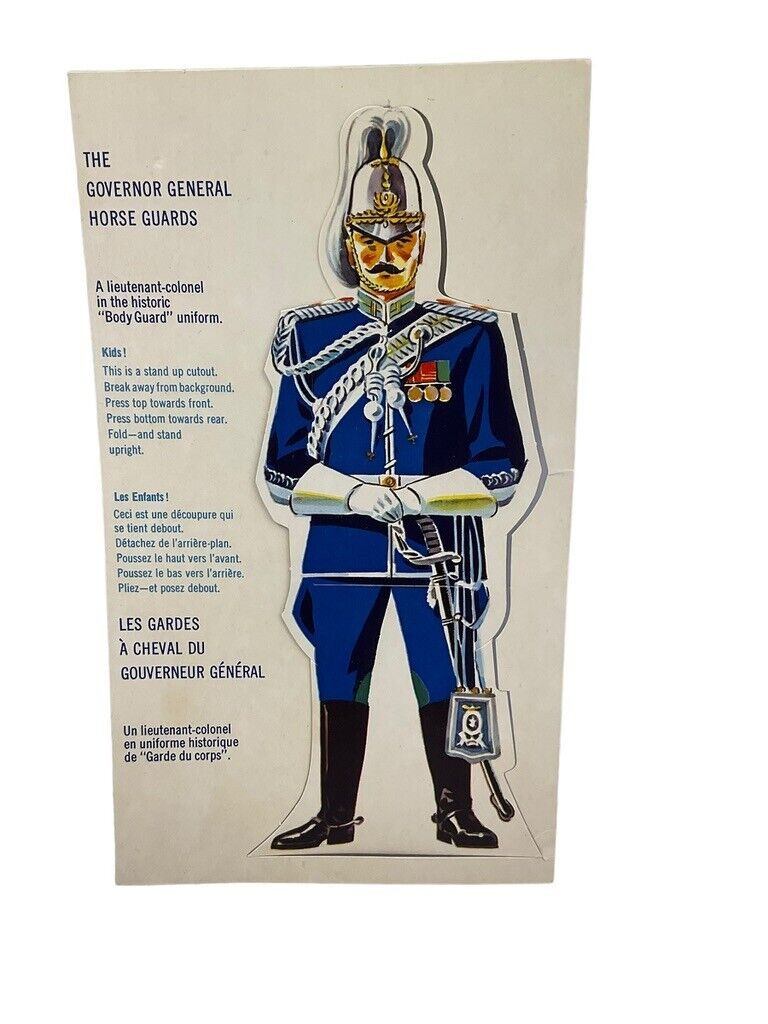 WW2 Canadian GGHG Horse Guards 3D Cardboard Recruiting Display Figures ...