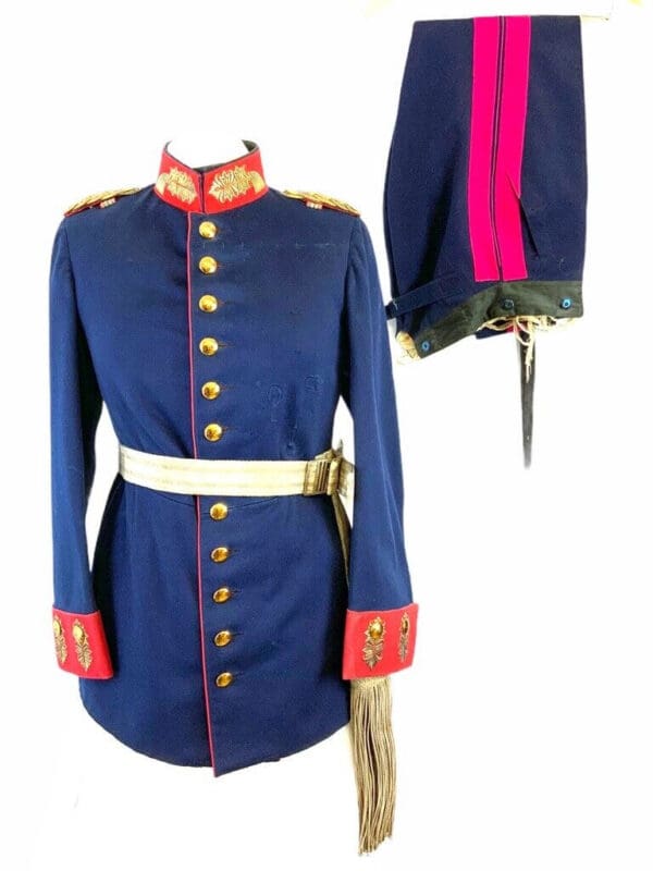 WW1 Imperial German Prussian Generals Tunic Sash and Trousers Engineer ...