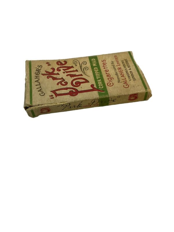 WW2 British Park Drive Cigarettes Box EMPTY - Military Antiques Toronto