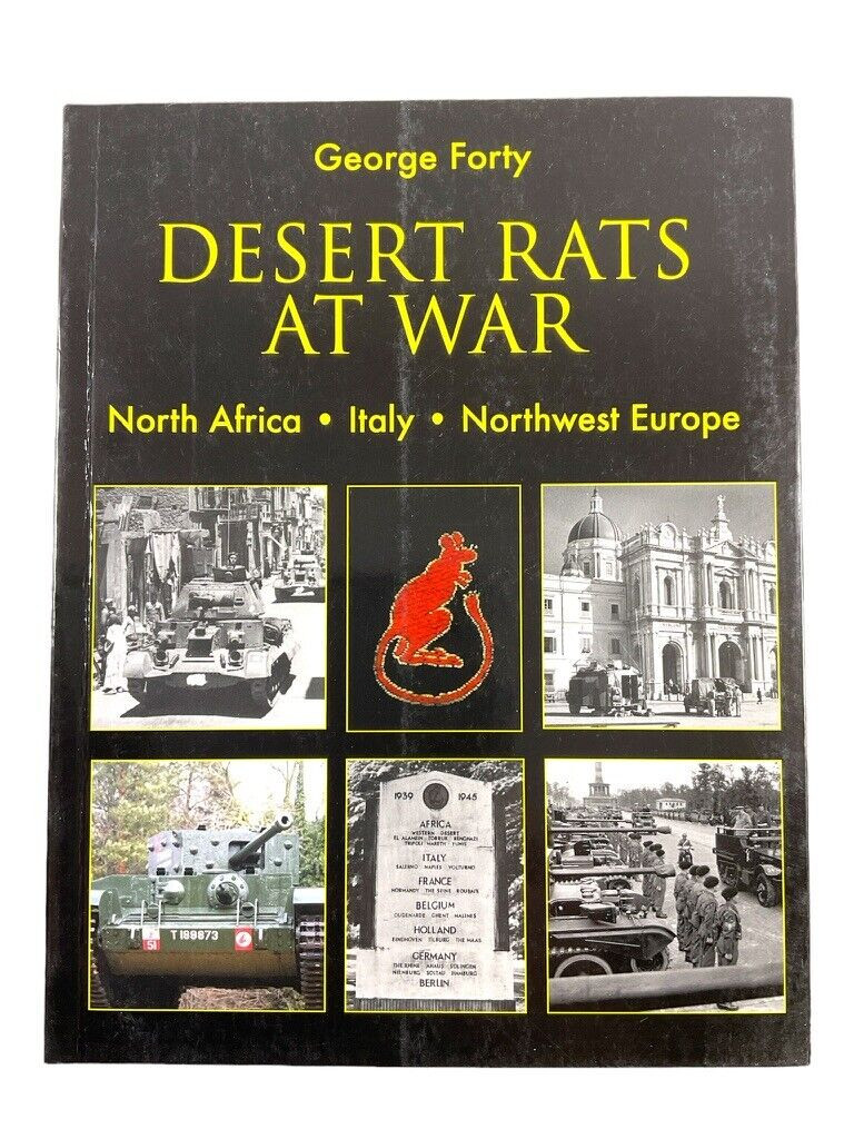 WW2 British Desert Rats at War 7th Armoured Division SC Reference Book ...