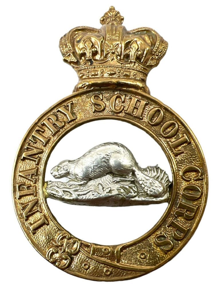 Canadian Victorian Infantry School Corps Glengarry Cap Badge RCR RARE ...