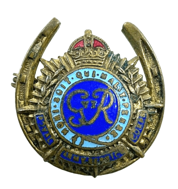 WW2 British Army Service Corps Enamel Sweetheart Badge Insignia ...
