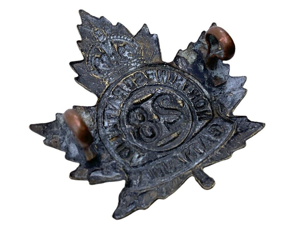 WW1 Canadian CEF 28th Battalion 28A Cap Badge - Military Antiques Toronto