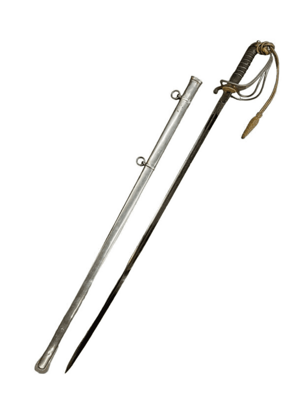 British 1827 Pattern Artillery Officers Sword with Scabbard and Knot ...