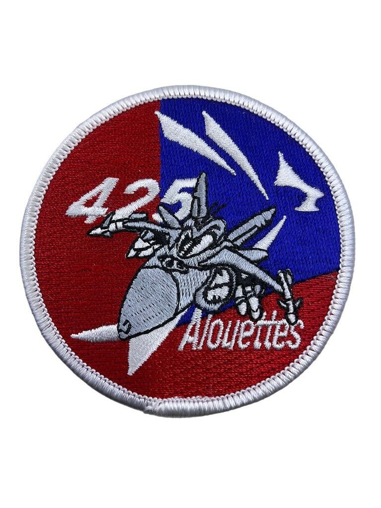 Canadian Forces RCAF 425 Alouettes Squadron Colour Crest Patch ...