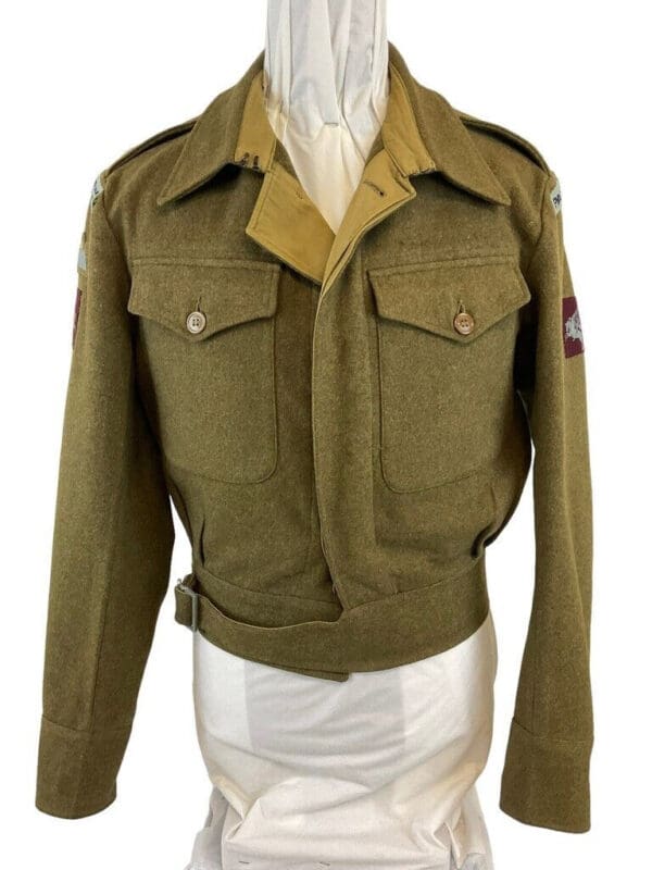 WW2 British Parachute Regiment Officers Battle Dress Jacket Dated 1942 ...