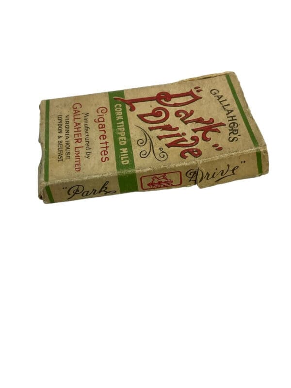 WW2 British Park Drive Cigarettes Box EMPTY - Military Antiques Toronto