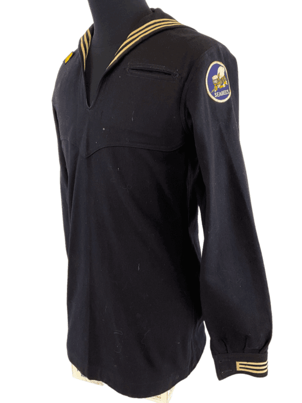 WW2 US USN Navy Seabees Jumper With Insignia Named & Ruptured Duck ...