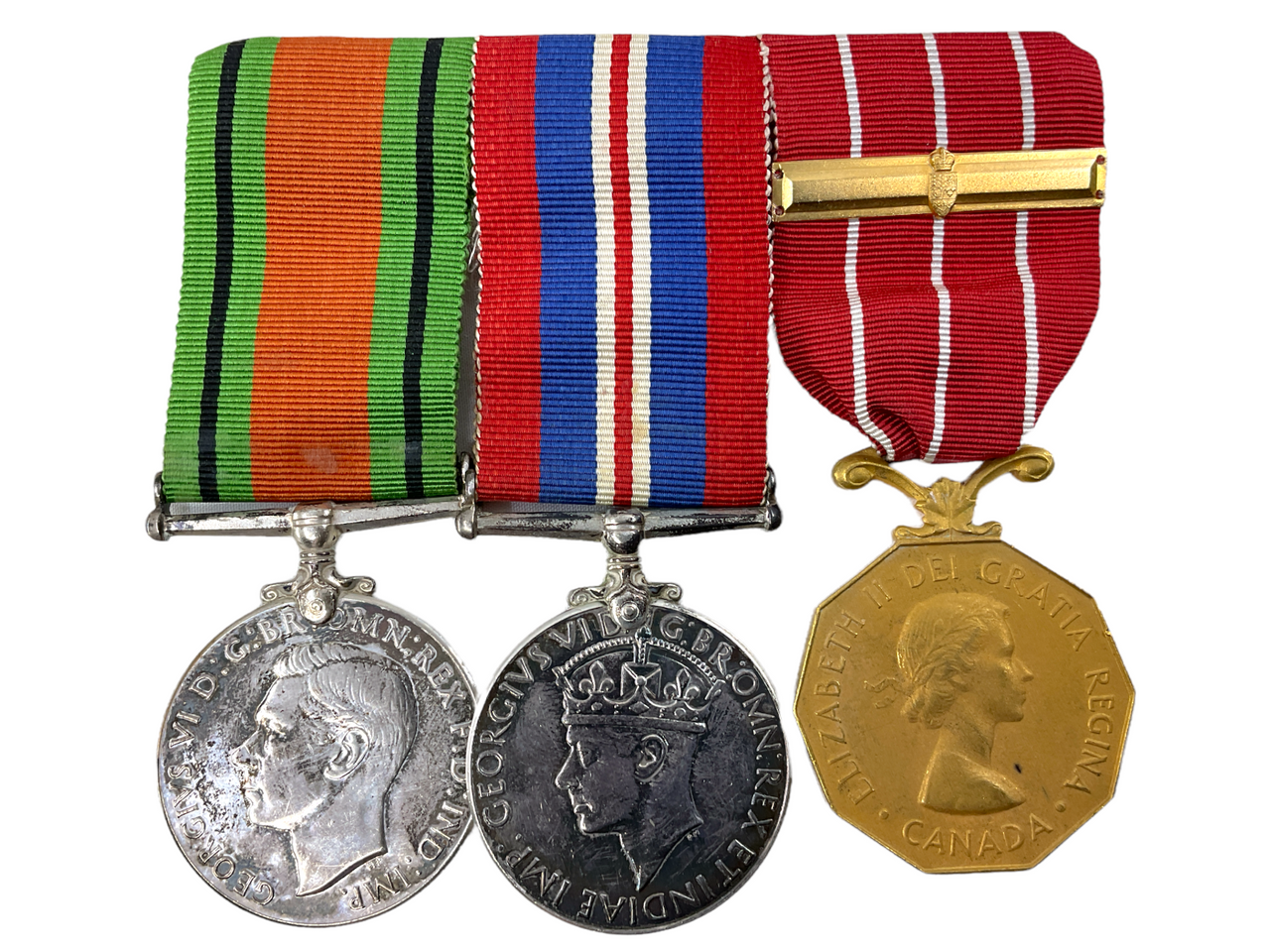 WW2 Canadian & Canadian Forces Decoration Medals CD RCAF RAF Cpl ...
