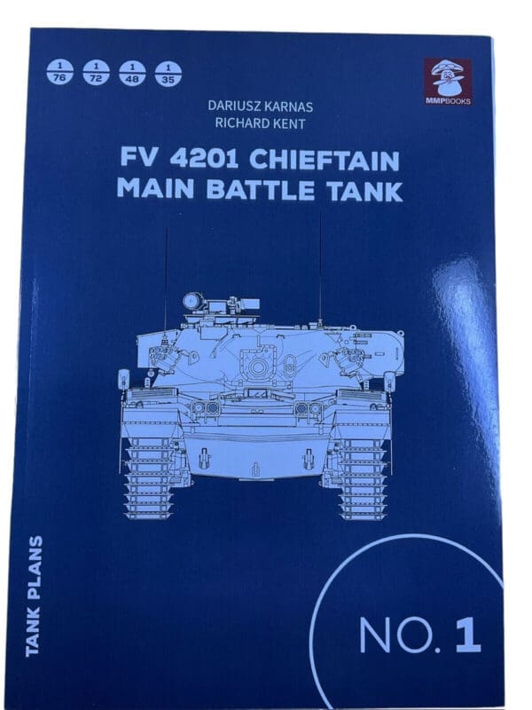 British Army VF 4201 Chieftain Main Battle Tank Drawings SC Reference ...