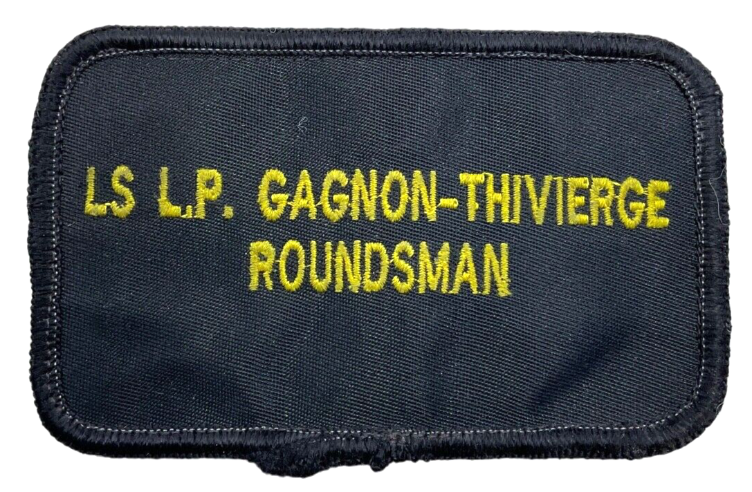 Royal Canadian Navy RCN Leading Seaman Roundsman Name Tape Insignia ...