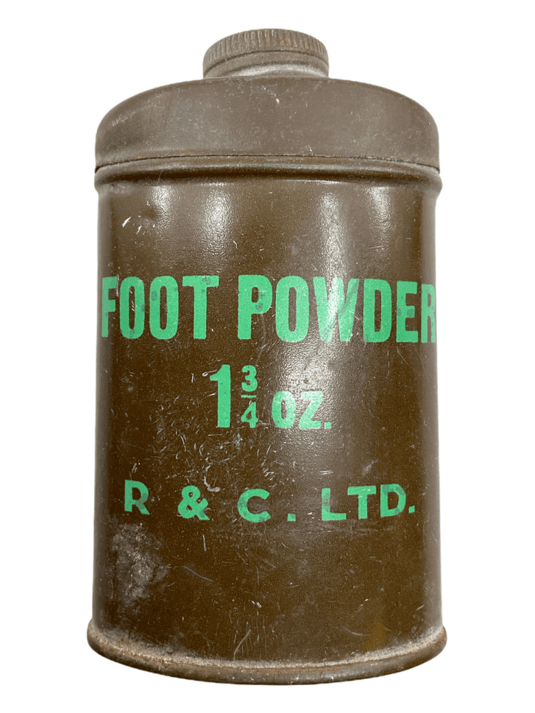 WW2 British Canadian 1 3//4oz Foot Powder Ration Tin - Military ...