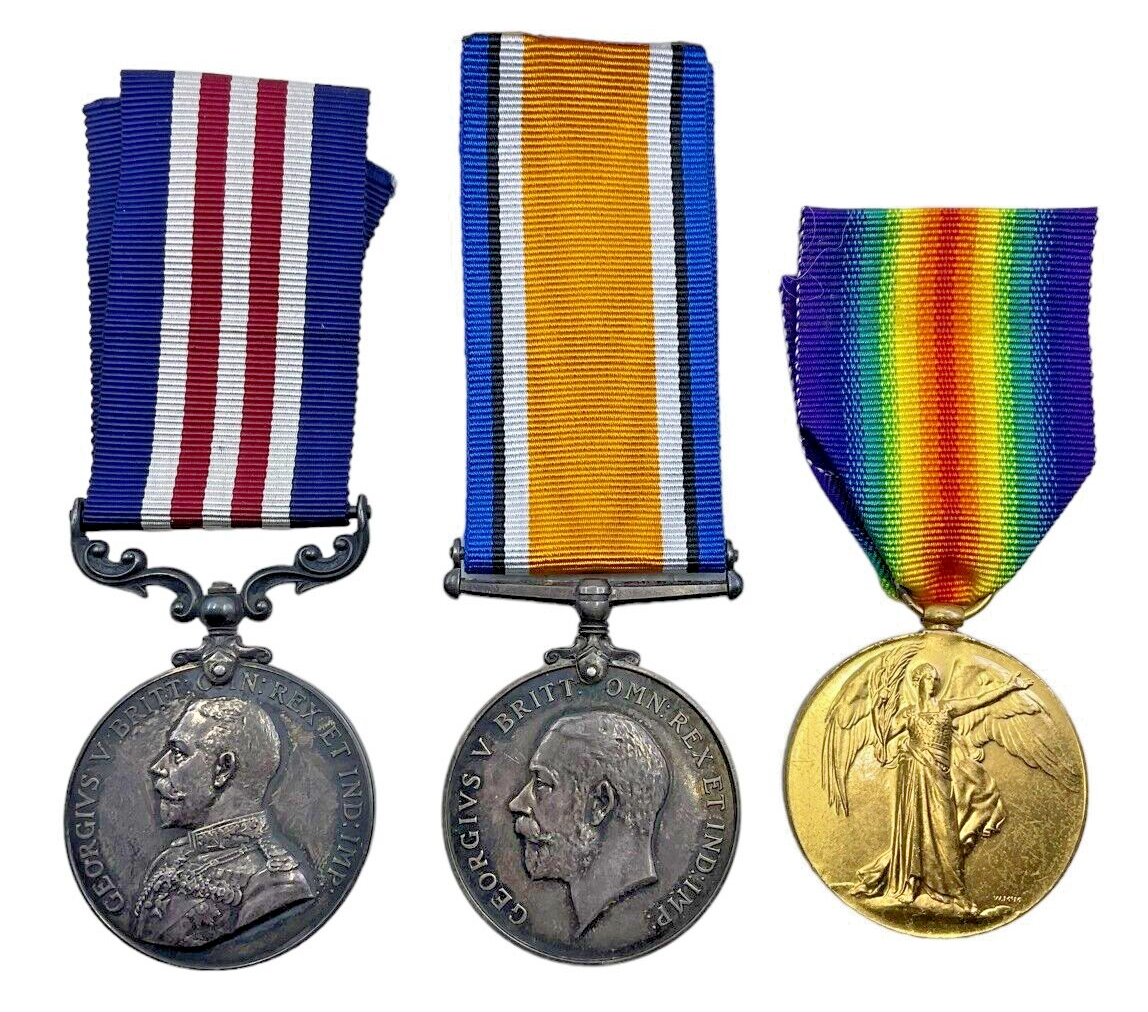 WW1 Canadian CEF 13th Battalion MM Military Medal Group Trio 228930 Pte ...