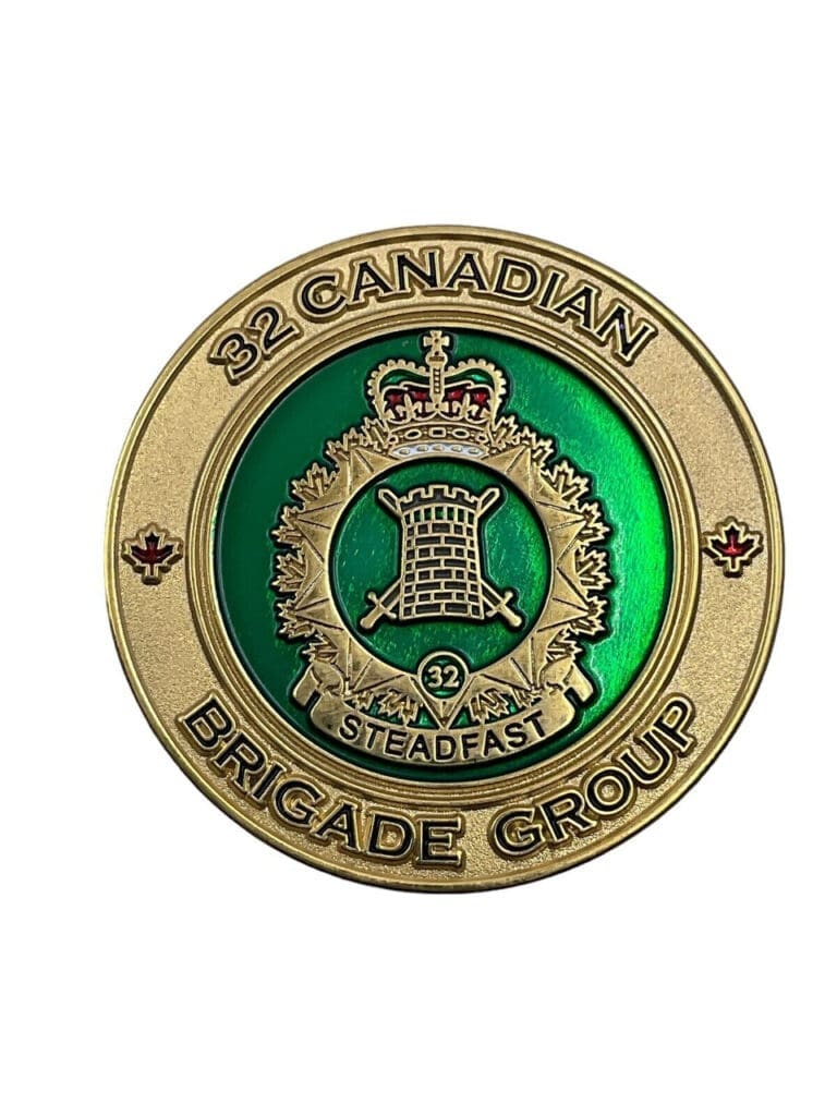 Canadian Forces 32 Brigade Group Challenge Coin - Military Antiques Toronto