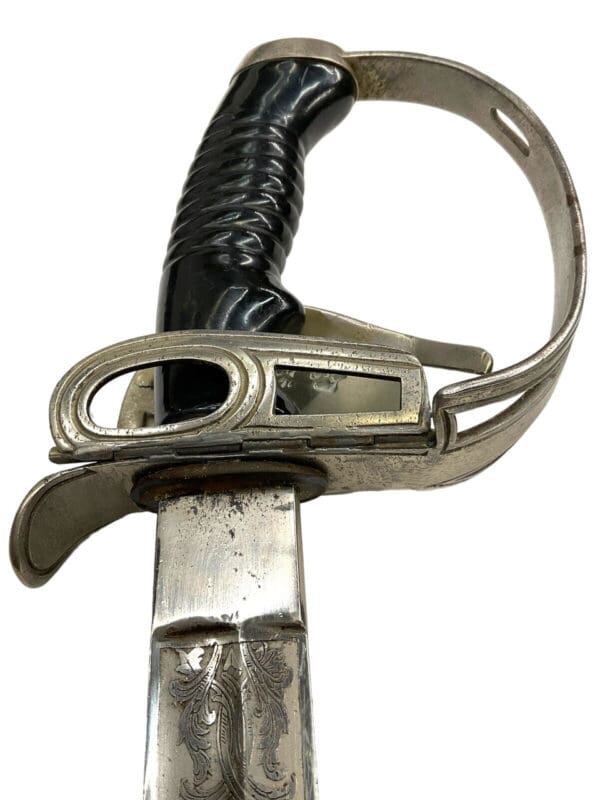 WW1 Imperial German Uhlan Regiment 7 Engraved Cavalry Officers Sword ...