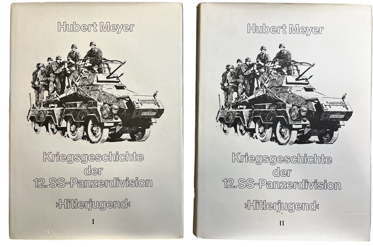 WW2 German 12th SS Panzer Division Vol 1 and 2 GERMAN TEXT HC Reference ...