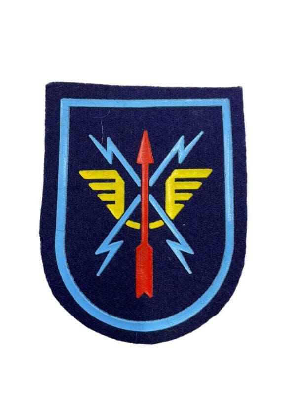 Belgian Belgium Air Commando Shoulder Patch Signals Insignia - Military ...