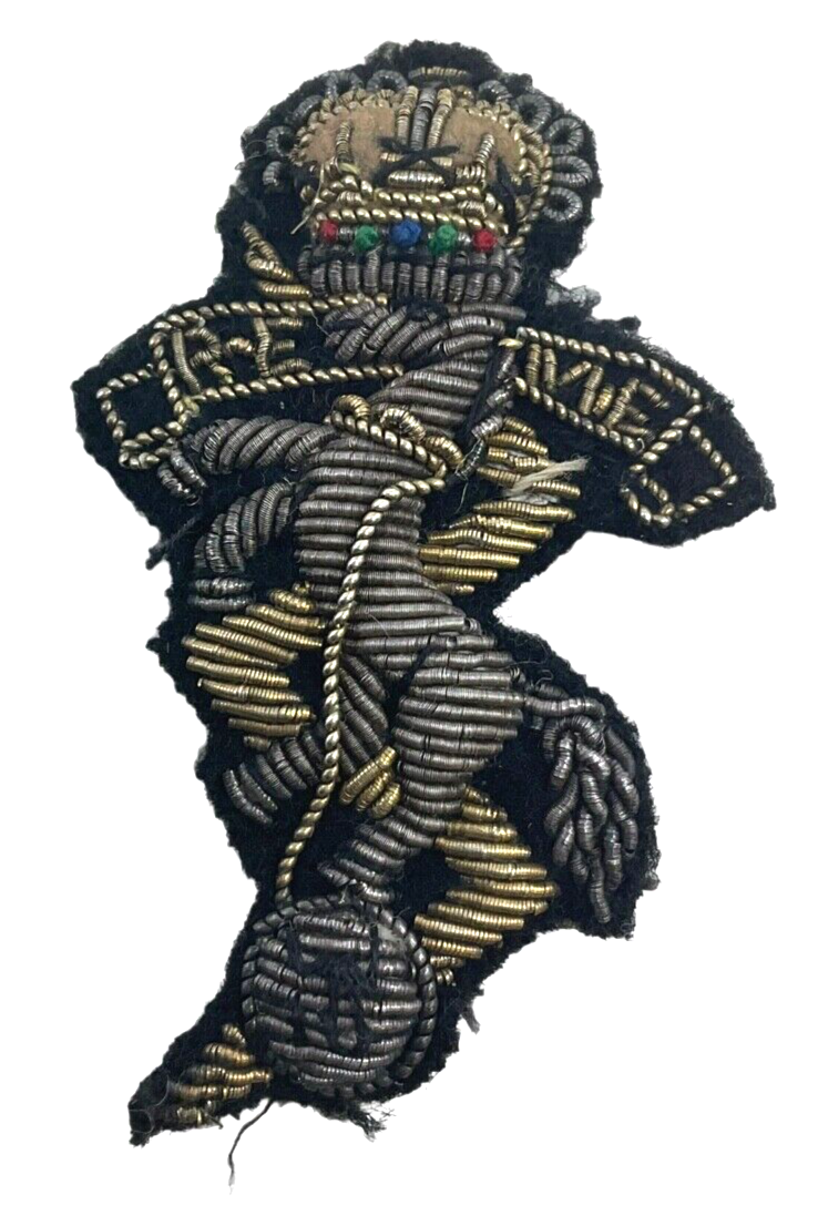 British REME Bullion Embroidered Cap Badge Insignia - Military Antiques ...