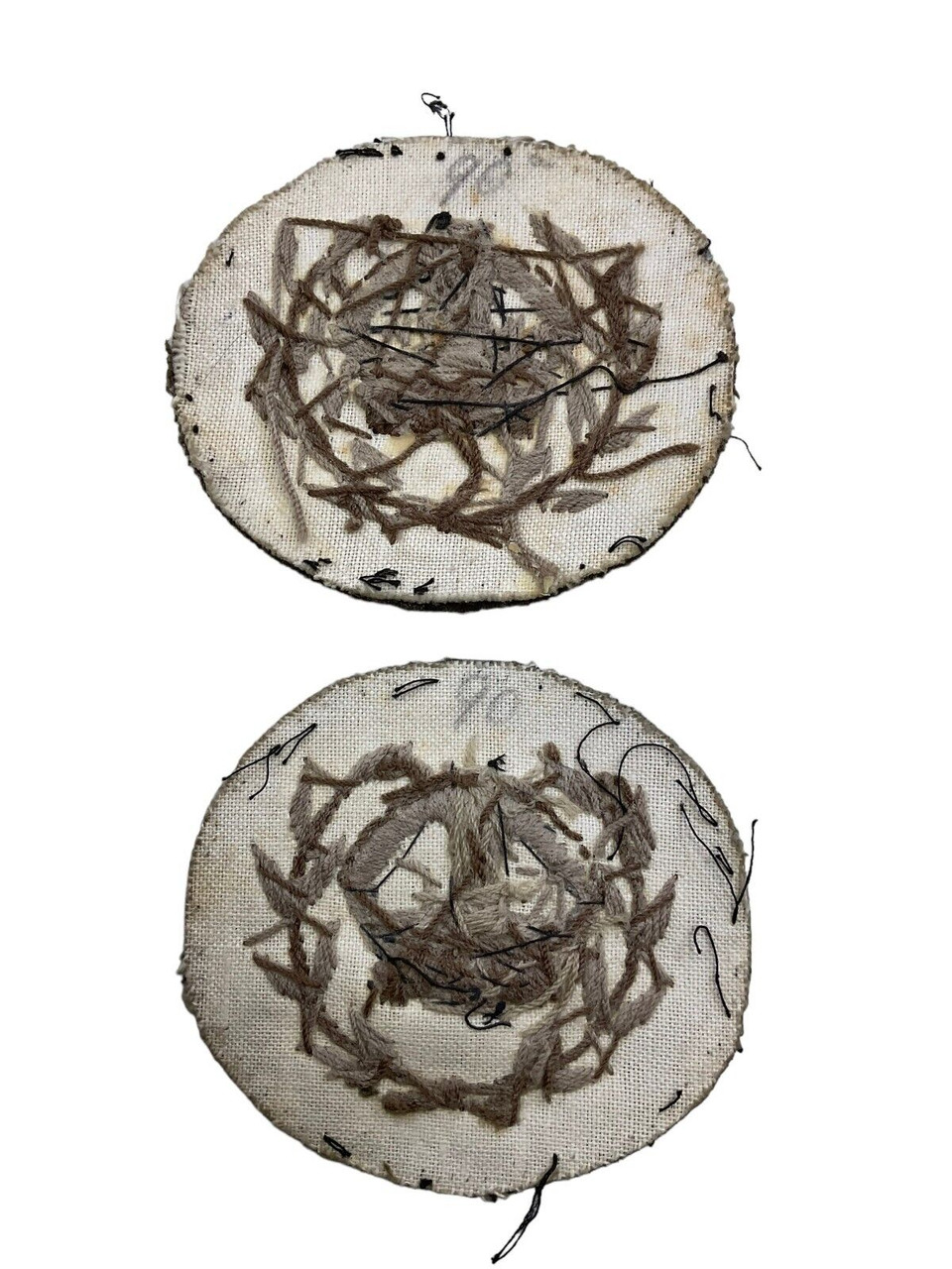 WW1 Canadian CEF MWO WO2 Rank Pair Insignia - Military Antiques Toronto