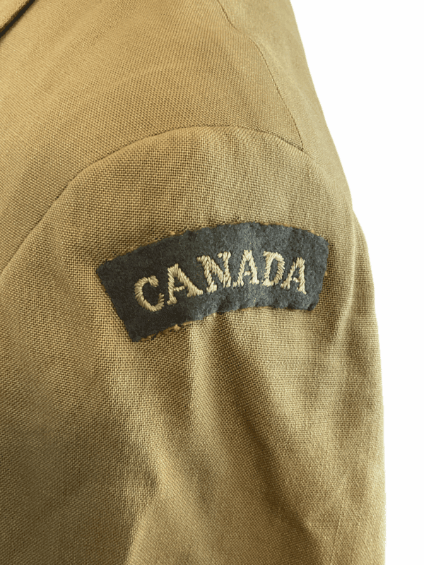 WW2 Canadian RCAF Pilot Officers Tropical Worsted Jacket 38 - Military ...