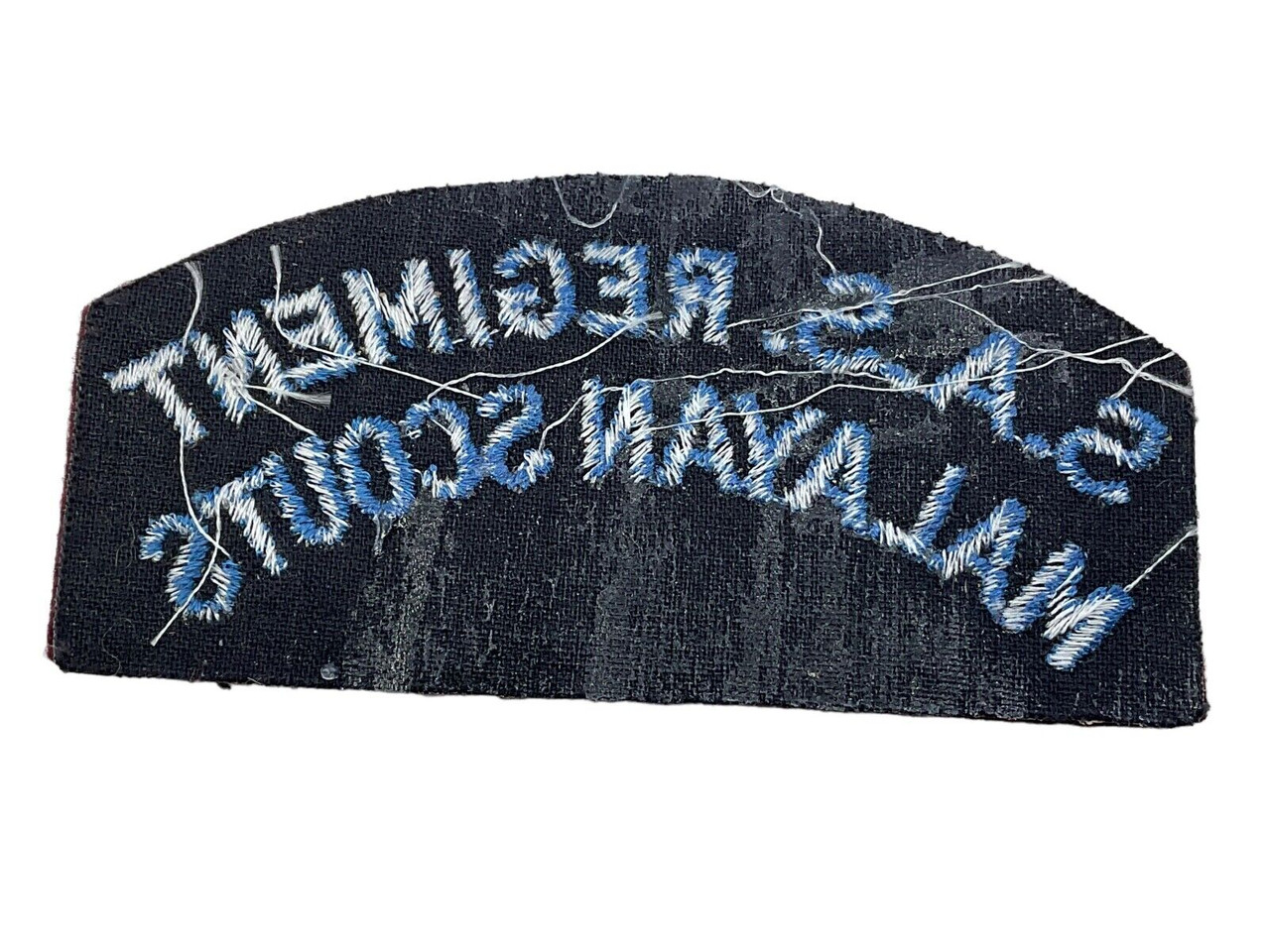 British SAS Regiment Malayan Scouts Shoulder Title Insignia Single ...