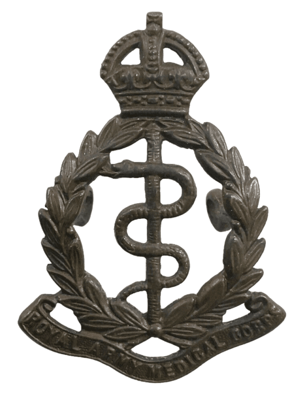 WW1 British RAMC Royal Army Medical Corps Cap Badge - Military Antiques ...