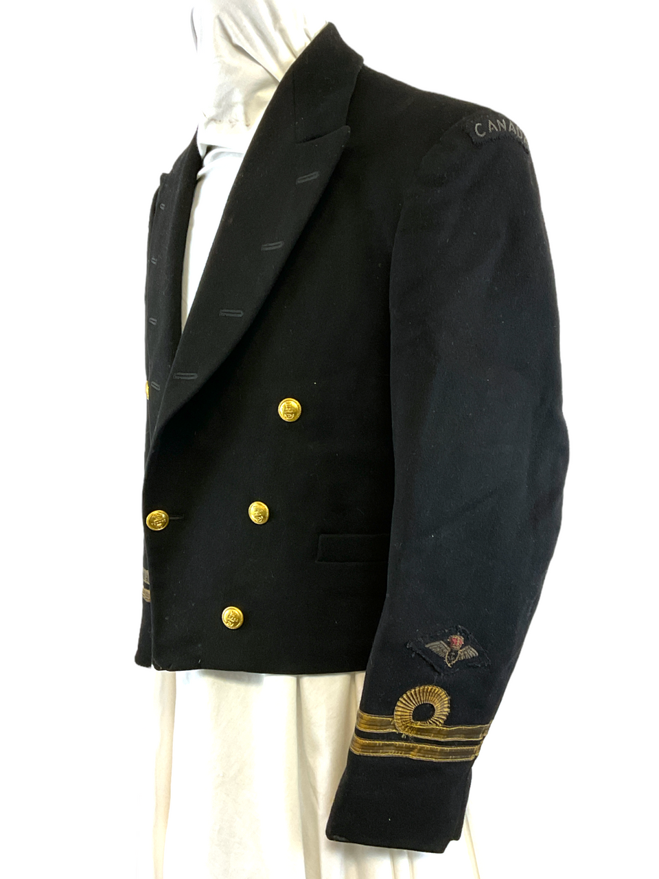 Canadian RCN Officers Naval Aviator Patched Mess Jacket Named Flying ...