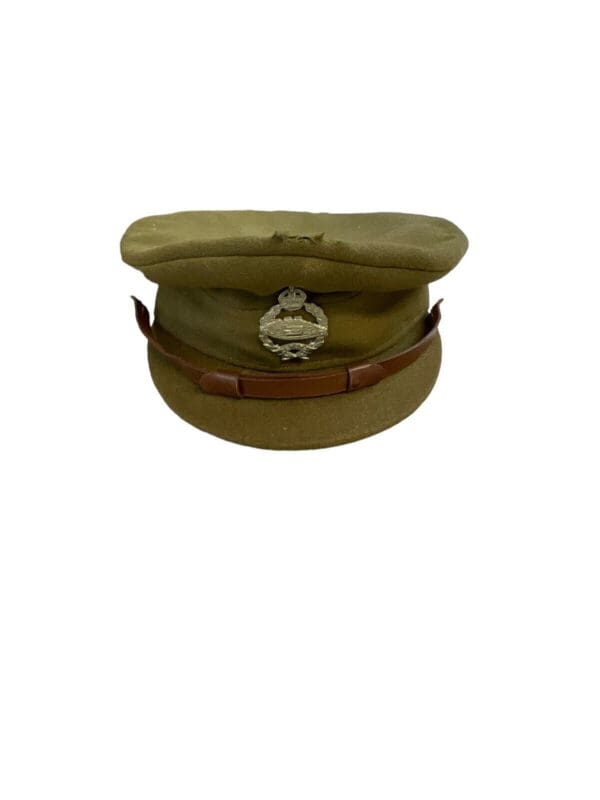 WW2 Canadian Armoured Corps Battle Service Dress Webbing Hat Captain ...
