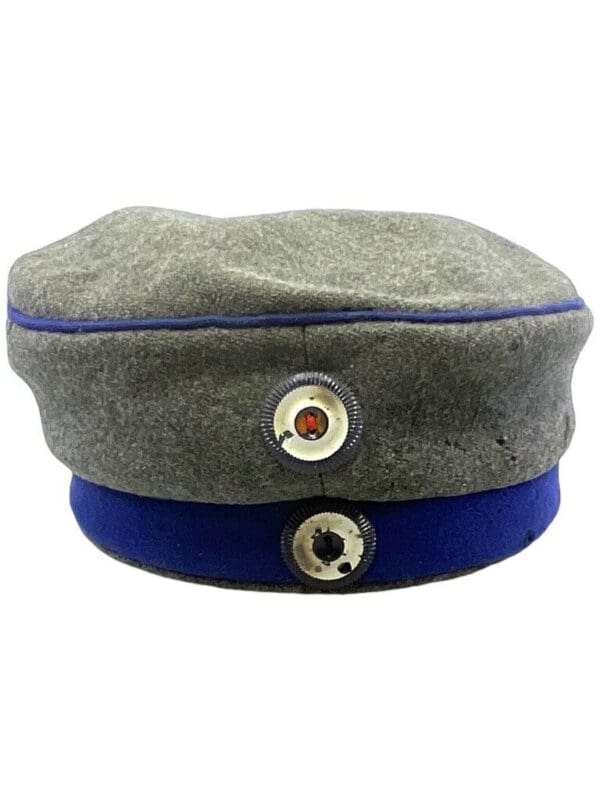 WW1 Imperial German Train Battalion Feldgrau Field Grey Mutze Hat ...