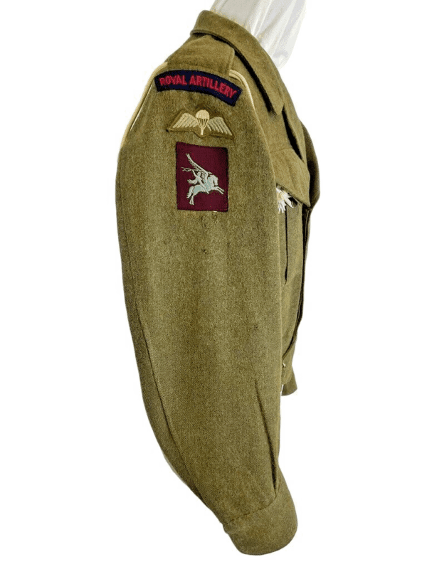 WW2 British Royal Artillery Airborne Battle Dress Jacket Dated 1944 ...