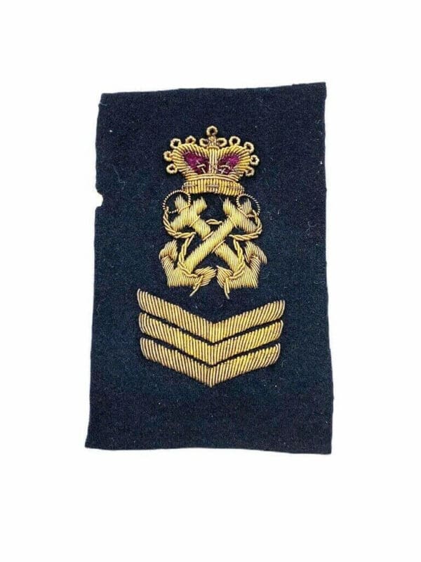 British Victorian RN Royal Navy Petty Officer Rank Insignia Bullion ...
