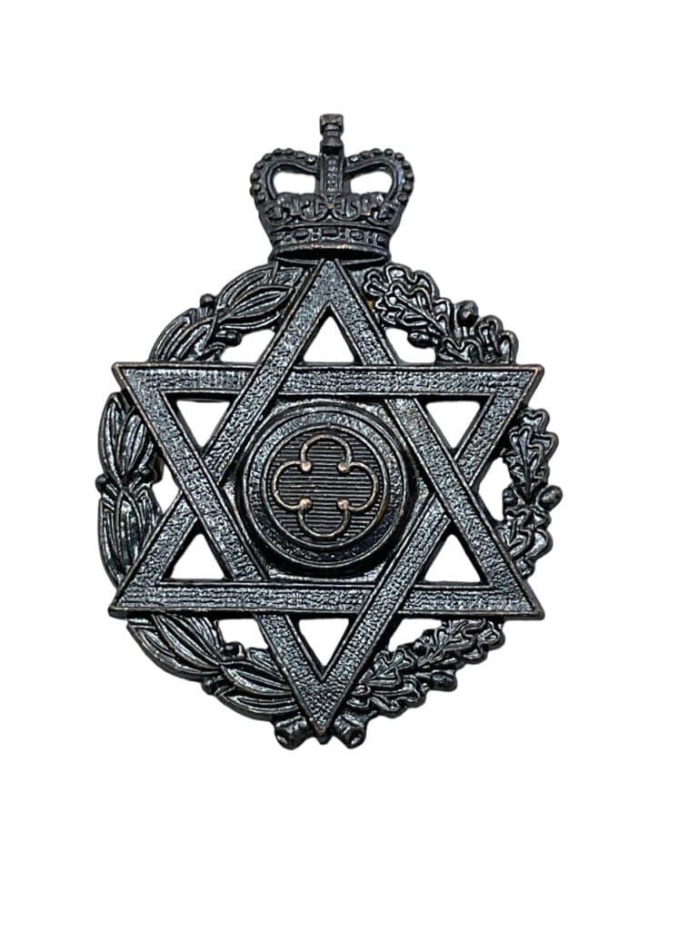 British Army Jewish Chaplain Branch Cap Badge - Military Antiques Toronto
