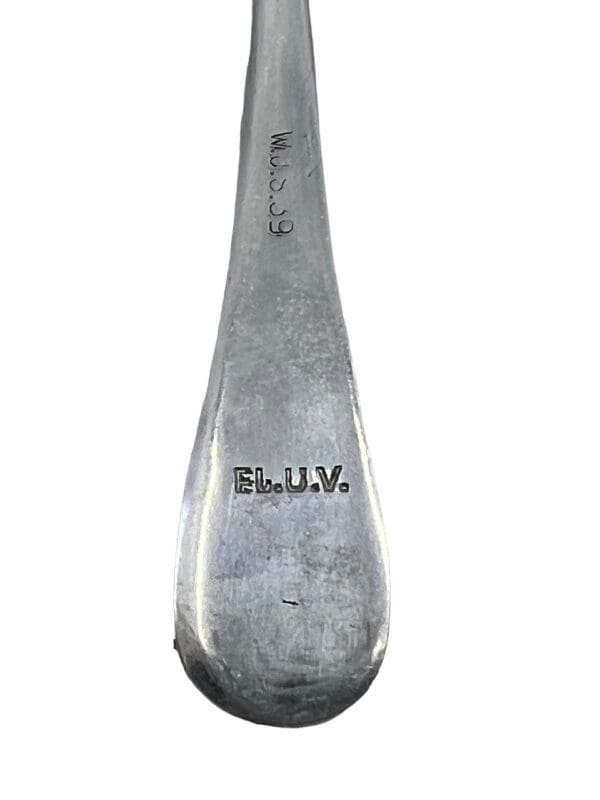 WW2 German Luftwaffe Marked Aluminum Tea Spoon 1939 Dated - Military ...