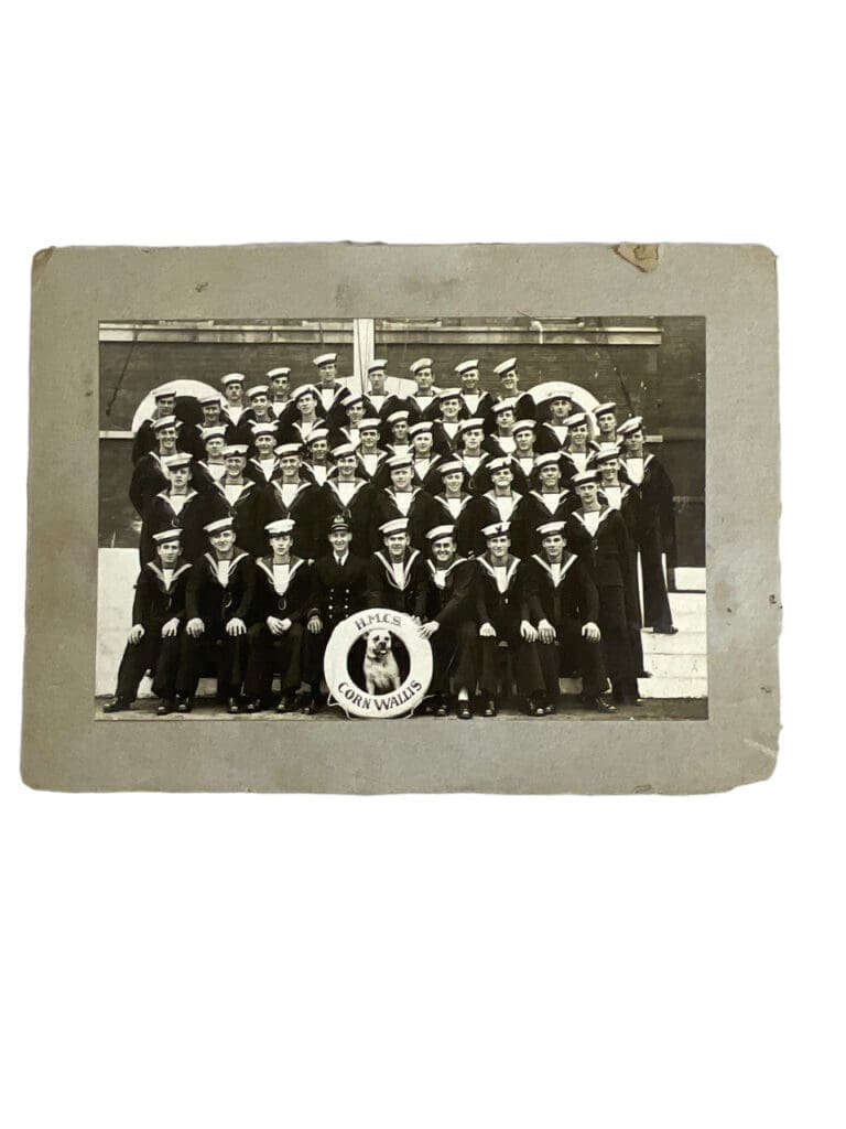 WW2 Canadian Navy RCN HMCS Cornwallis Group Picture12 X 8 - Military ...