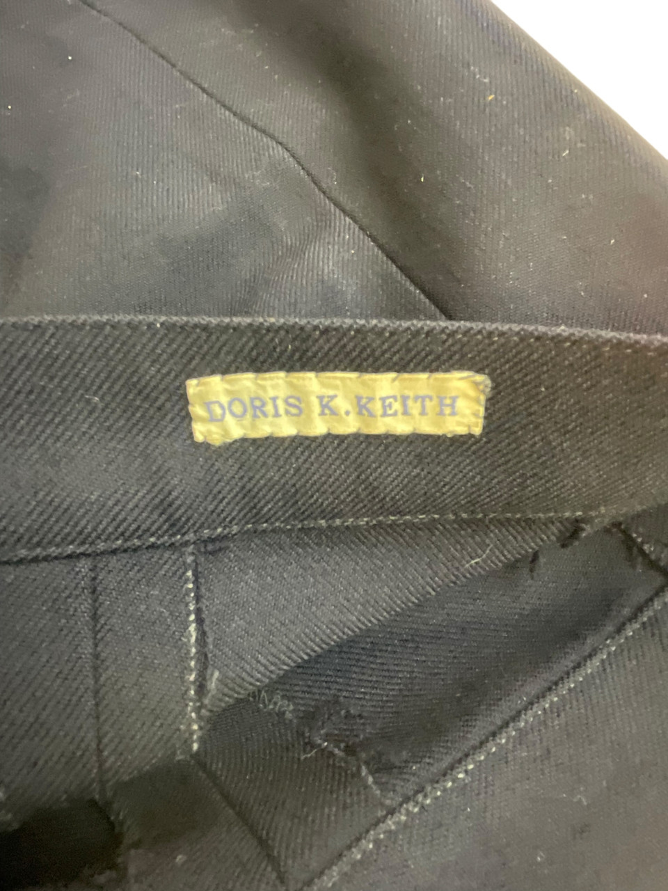 WW2 Canadian Navy Womens WRCNS Black Skirt Named - Military Antiques ...