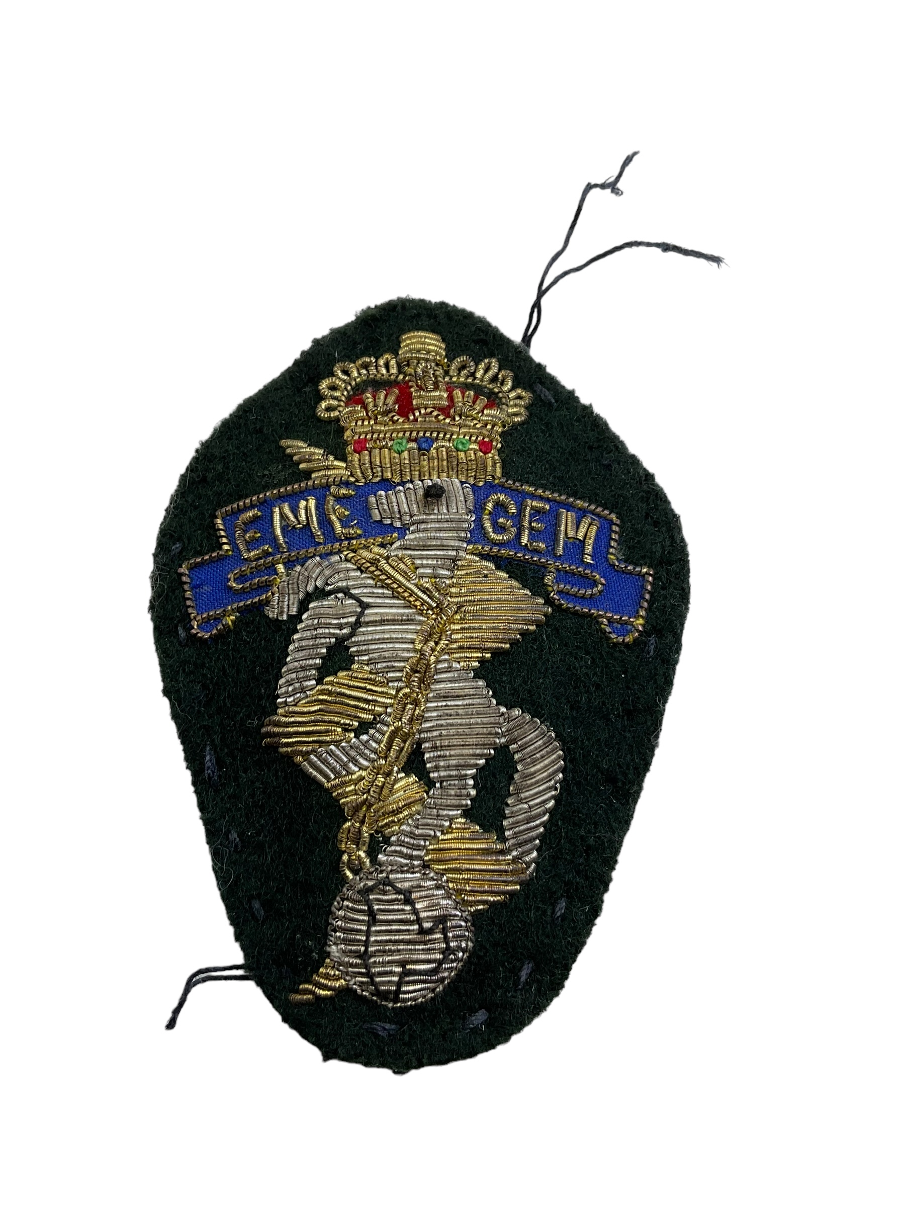 Canadian Forces EME Officers Bullion Wire Cap Badge - Military Antiques ...