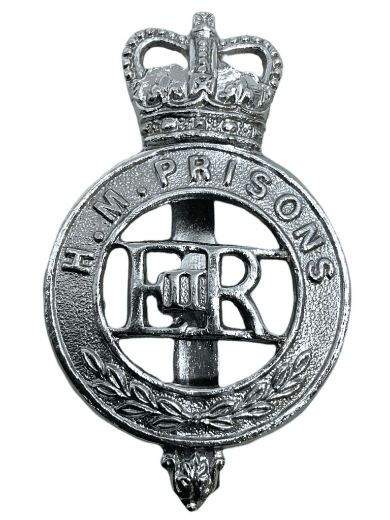 British H.M Prisons Police Helmet Badge - Military Antiques Toronto