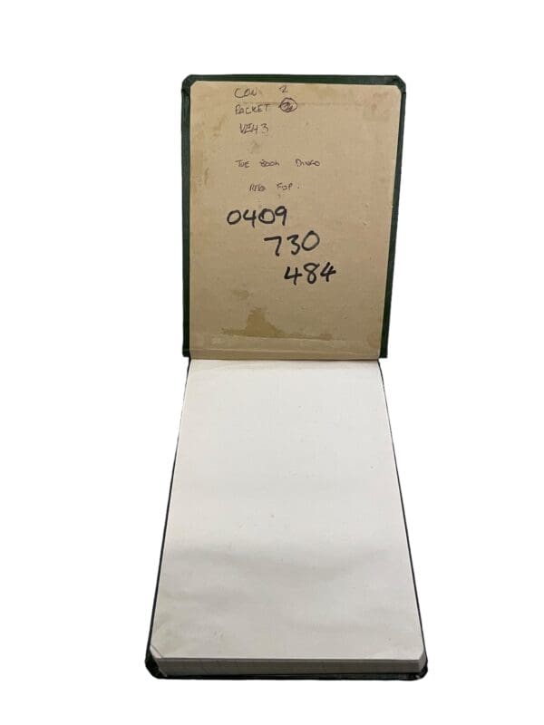 Australian Army Department of Defence Message Notebook FMP - Military ...