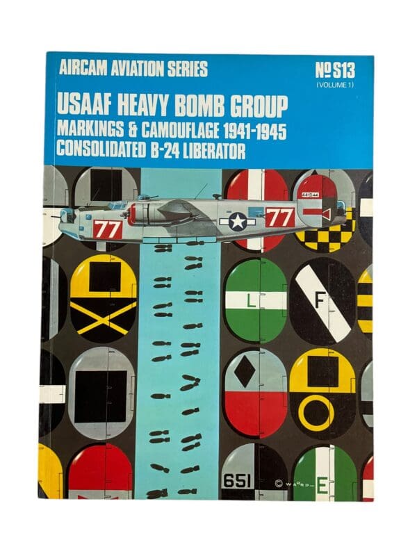 WW2 US USAAF Heavy Bomb Group B-24 Liberator Aircam No S13 Softcover ...