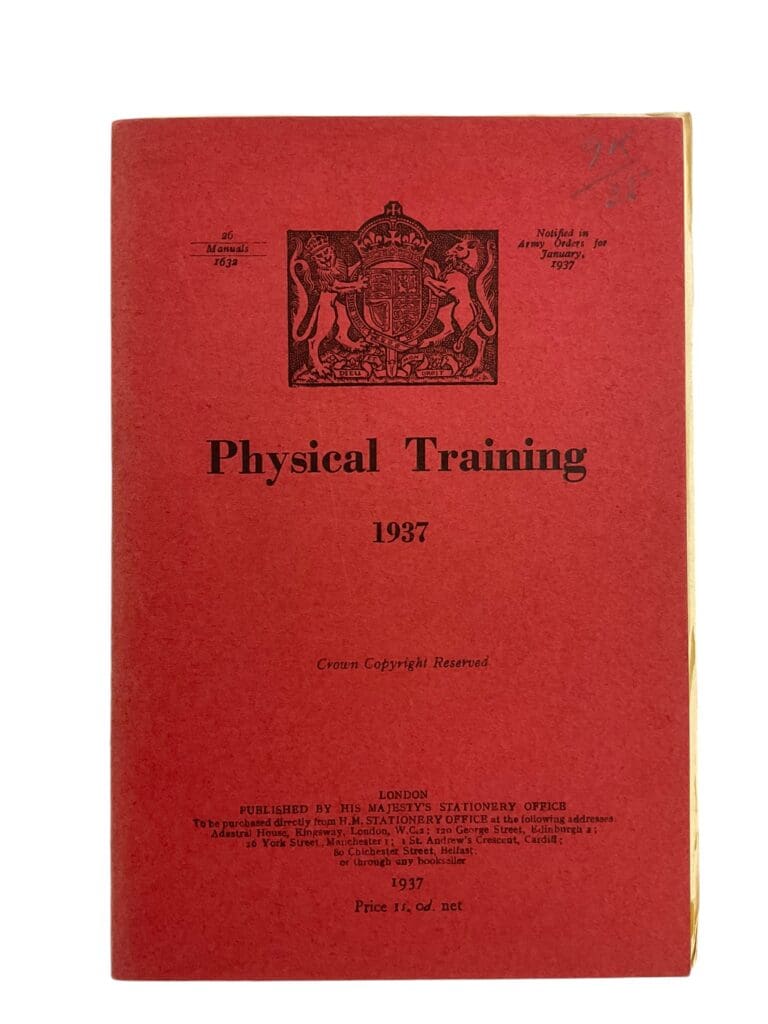 British Army Physical Training 1937 Training Manual - Military Antiques ...