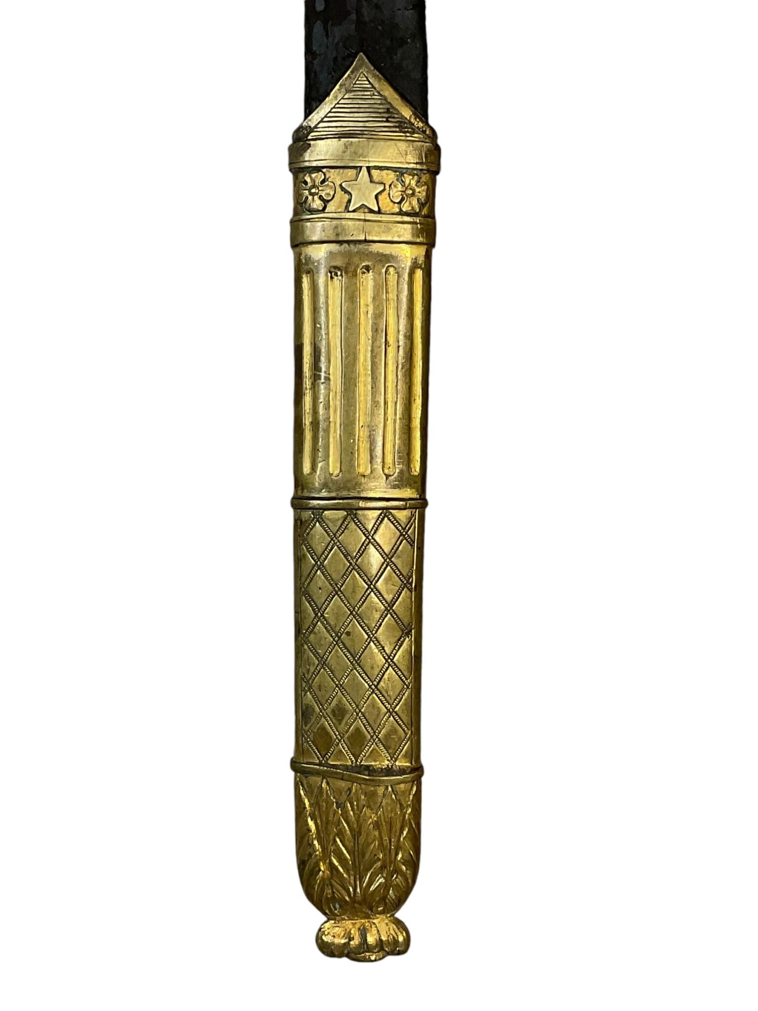 French Napoleonic Navy Officers Sword with Scabbard Bone Handle 26 Inch ...