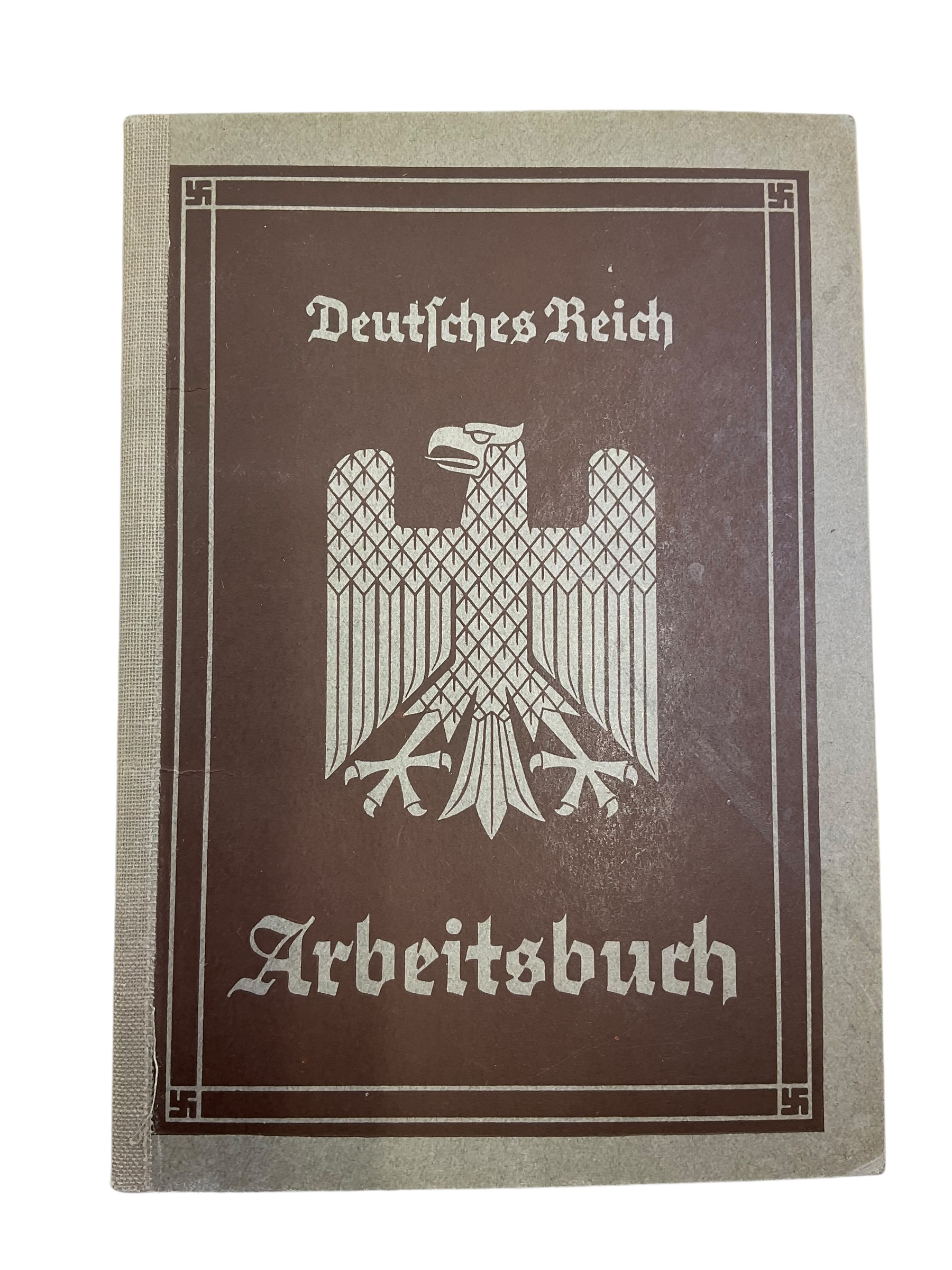 WW2 German Arbeitsbuch Employment Record Book - Urbanczyk - Military ...