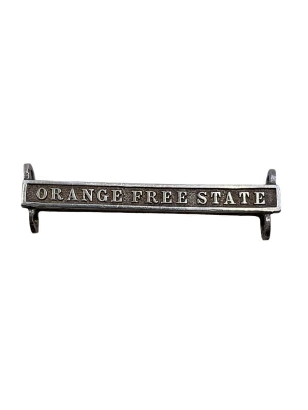 British Boer War Orange Free State Medal Bar Full Size - Military ...