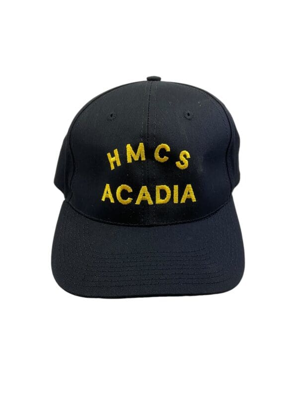 Canadian Forces Royal Canadian Navy RCN HMCS Acadia Baseball Cap ...