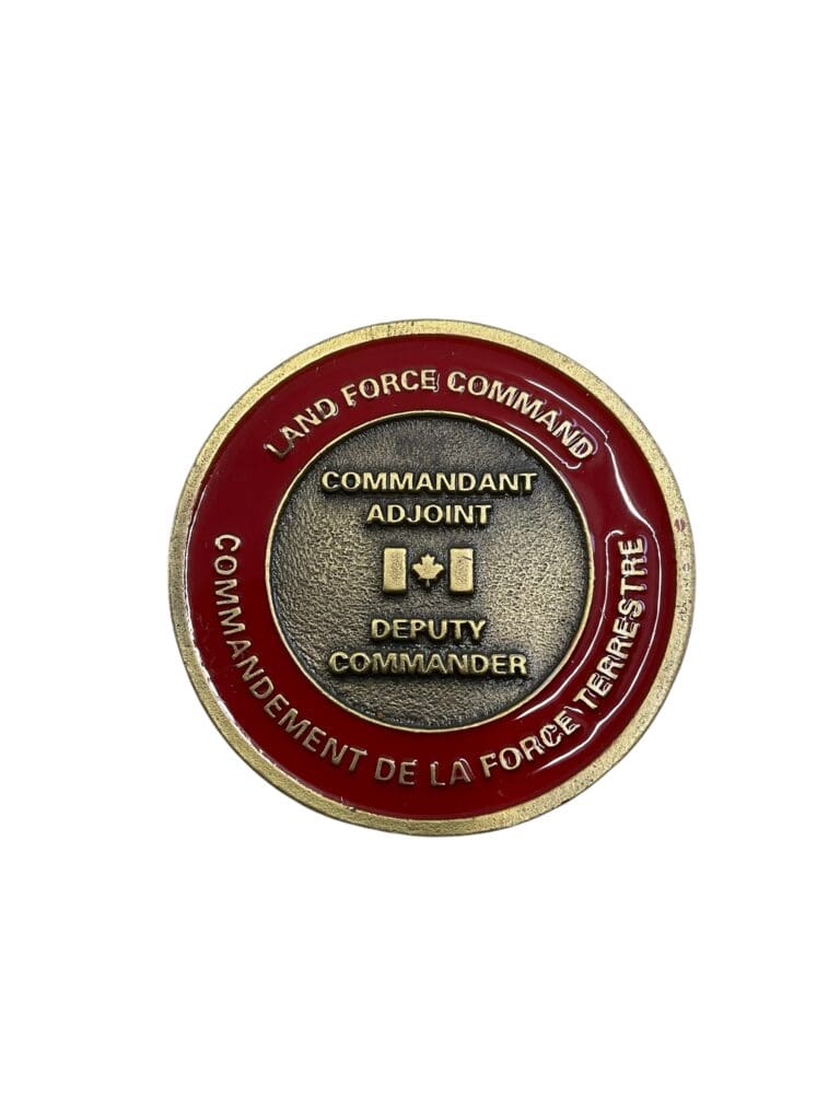Canadian Forces Land Forces Command Deputy Commander Challenge Coin ...