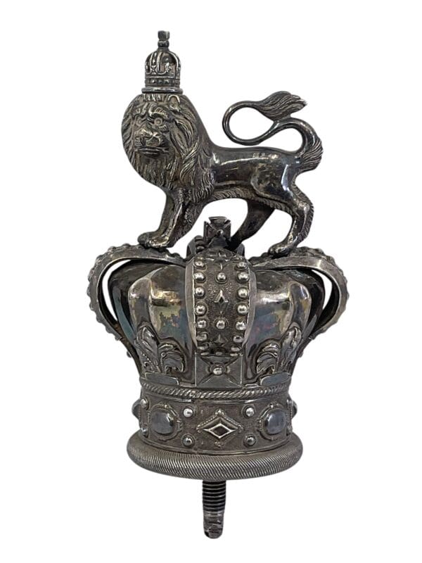 British Victorian Regimental Standard Flag Pole Lion Topper Maker ...