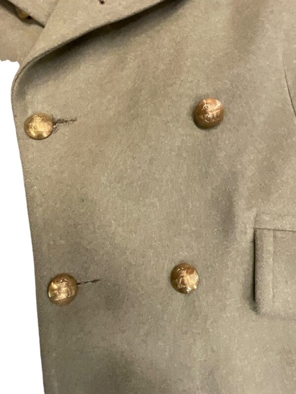 WW2 Canadian Army RHLI Hamilton Light Infantry Officers Greatcoat ...