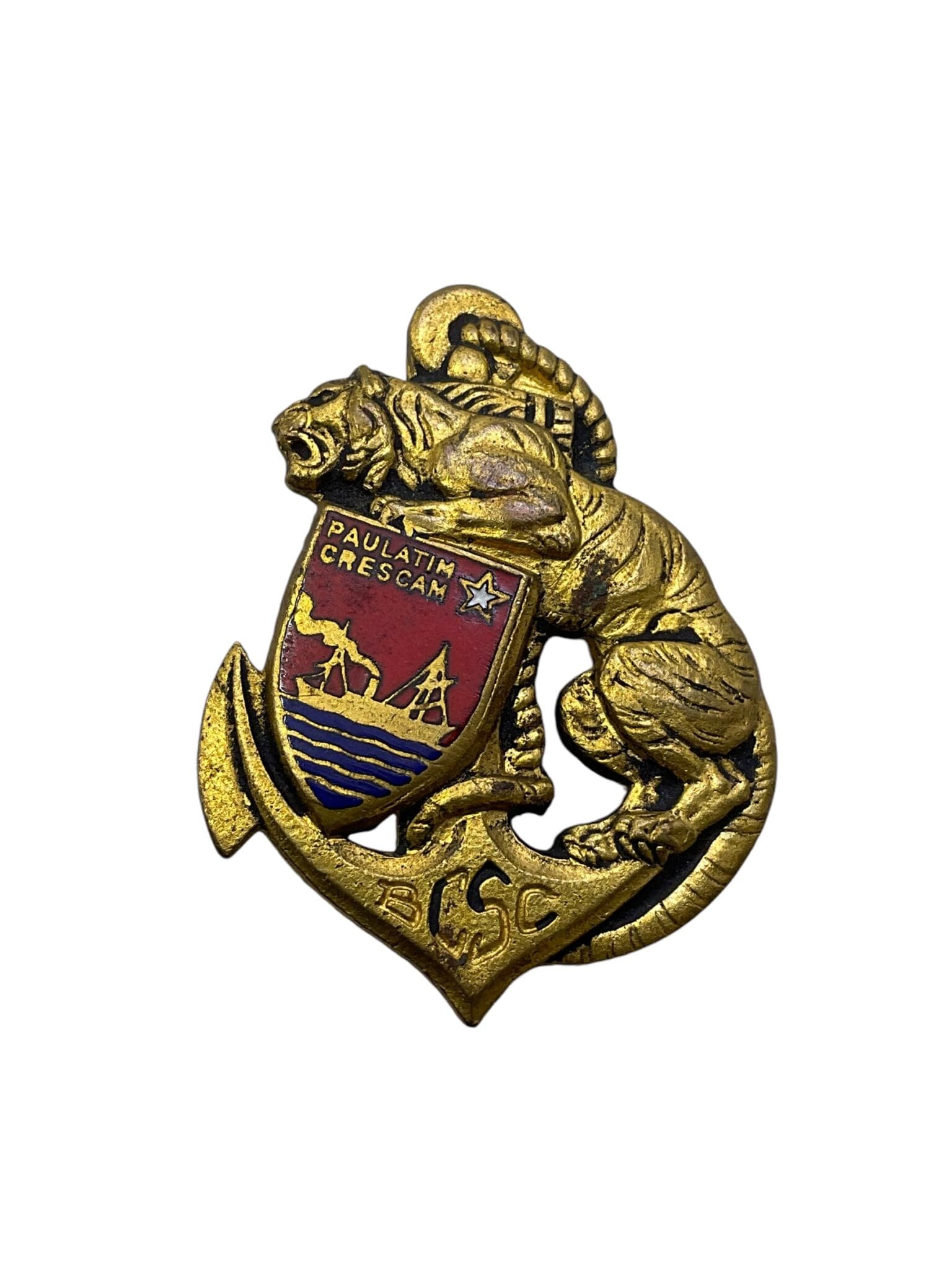 French Army Colonial Marines Saigon Pocket Badge - Military Antiques ...